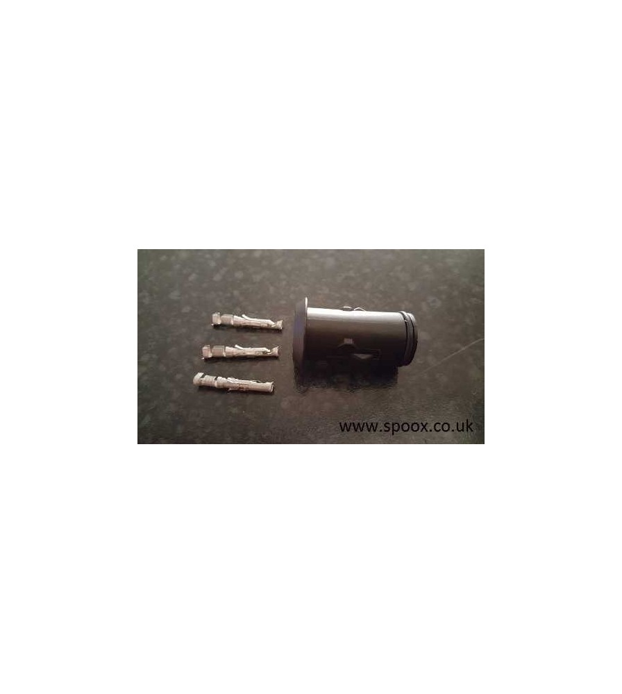 Jenvey 3 Pin Round Colvern TPS Connector (1) - TPS2 - Spoox Motorsport
