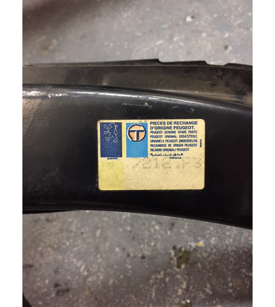 Genuine OE Peugeot 205 Nearside Inner Chassis Leg - 7212.F3 / 7212.AQ ...
