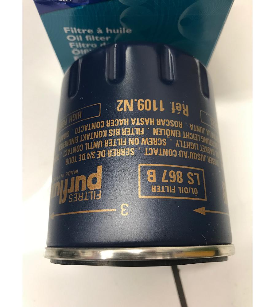 Genuine OE Peugeot 309 GTI Oil Filter- 1109.N2 - Spoox Motorsport