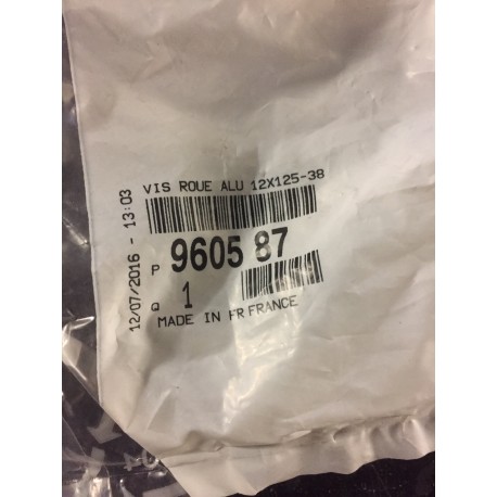 Genuine O/E Peugeot 205 1.9 GTI wheel bolt - 9605.87