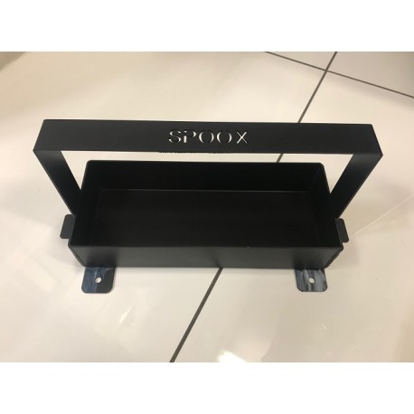 Spoox Motorsport Varley Red Top 30 Alloy Battery Tray (Black)