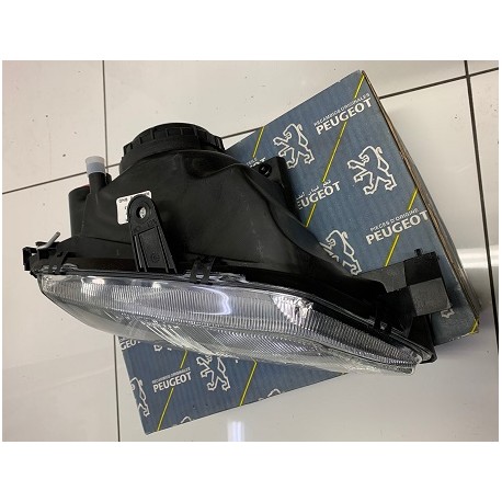 Genuine OE Peugeot 306 PH1 Offside Single Optic Headlight (RHD) - 6205.LO