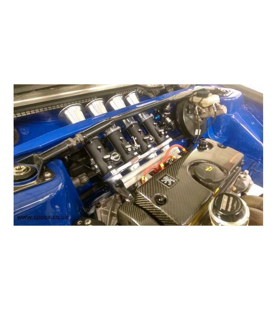 Citroen Saxo VTR TU 8v DCOE Billet Alloy Throttle Body Inlet Manifold ...