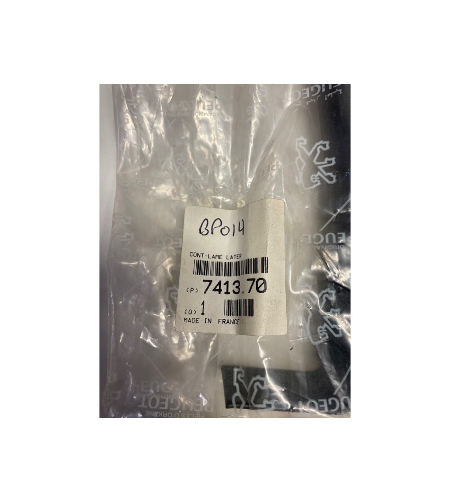 Genuine OE Peugeot 205 Base Model Front Bumper / Wing Stay Bar - 7413. ...