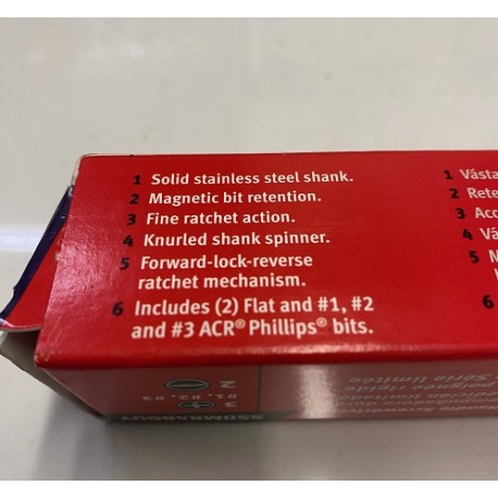 Snap-On Tools Guy Martin Limited Edition Ratchet Screwdriver - SSDMR4BGUY